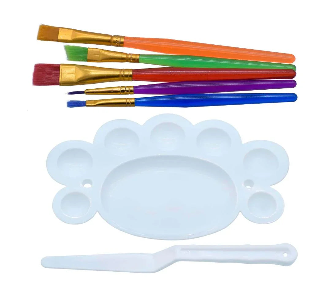 Colour Mixing Plate Kit Set 🔷 HB025-B7 – Inkarto