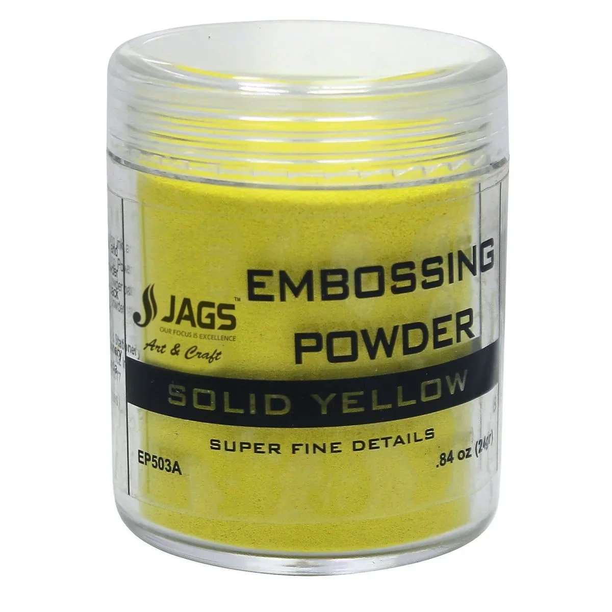 Embossing Powder Solid Yellow – Inkarto