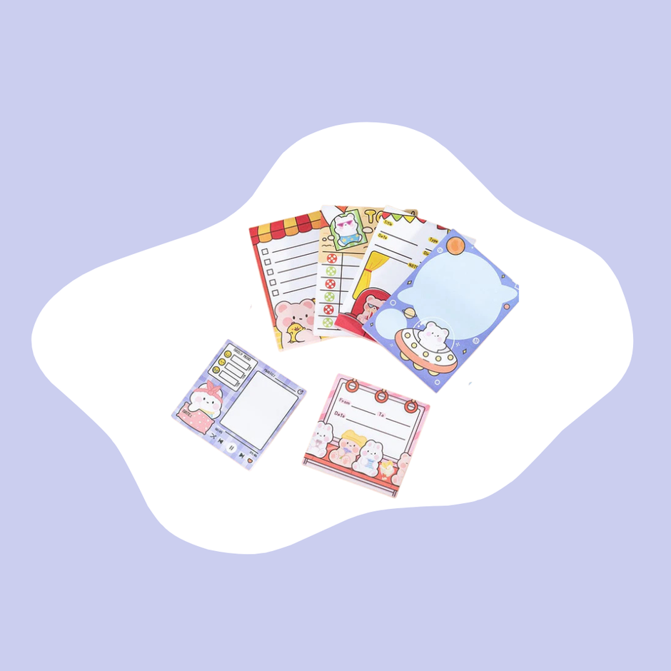 Cute Kawaii Sticky Notes and Post Its | Inkarto