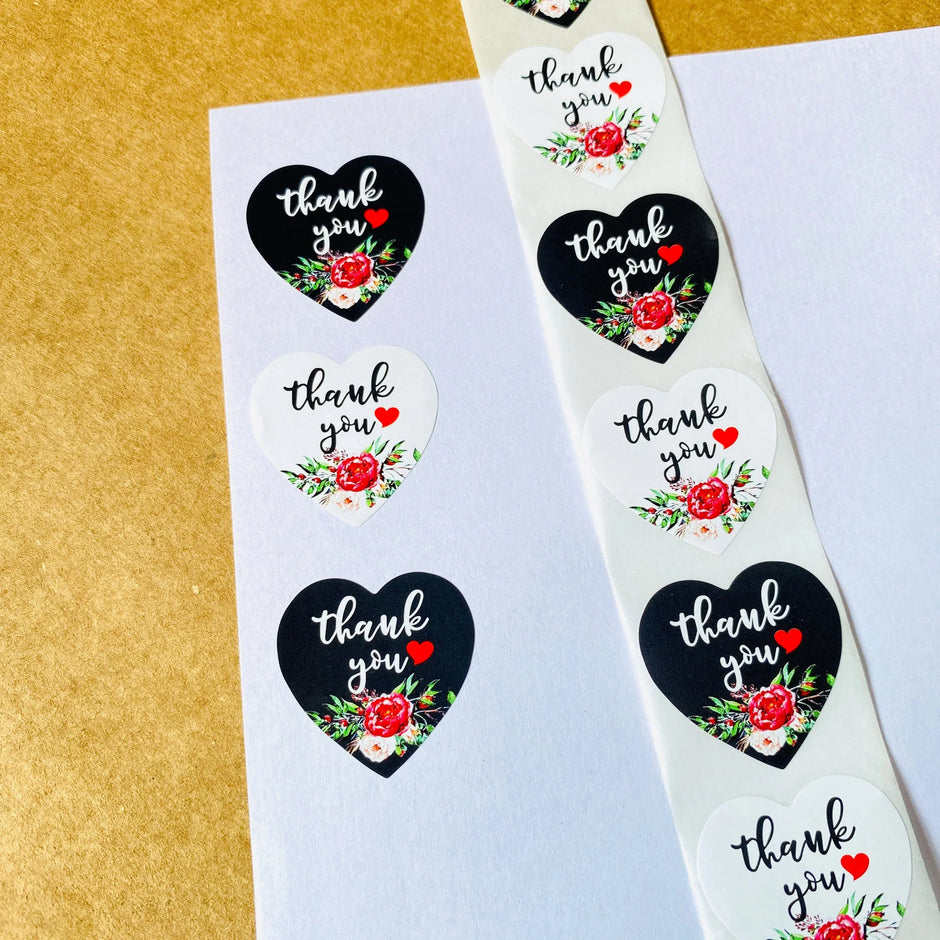 Affordable Thank You Stickers & Labels - 0.20 Paisa Per Sticker – Inkarto