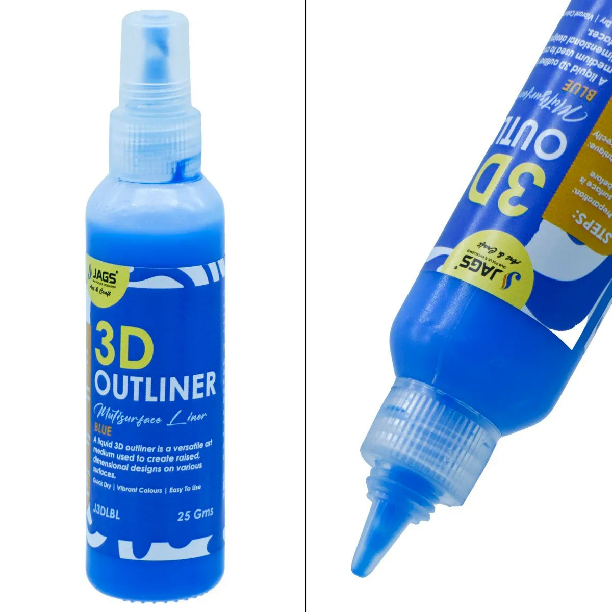 3D Outliners Multi Surface l 25GM l Blue – Inkarto