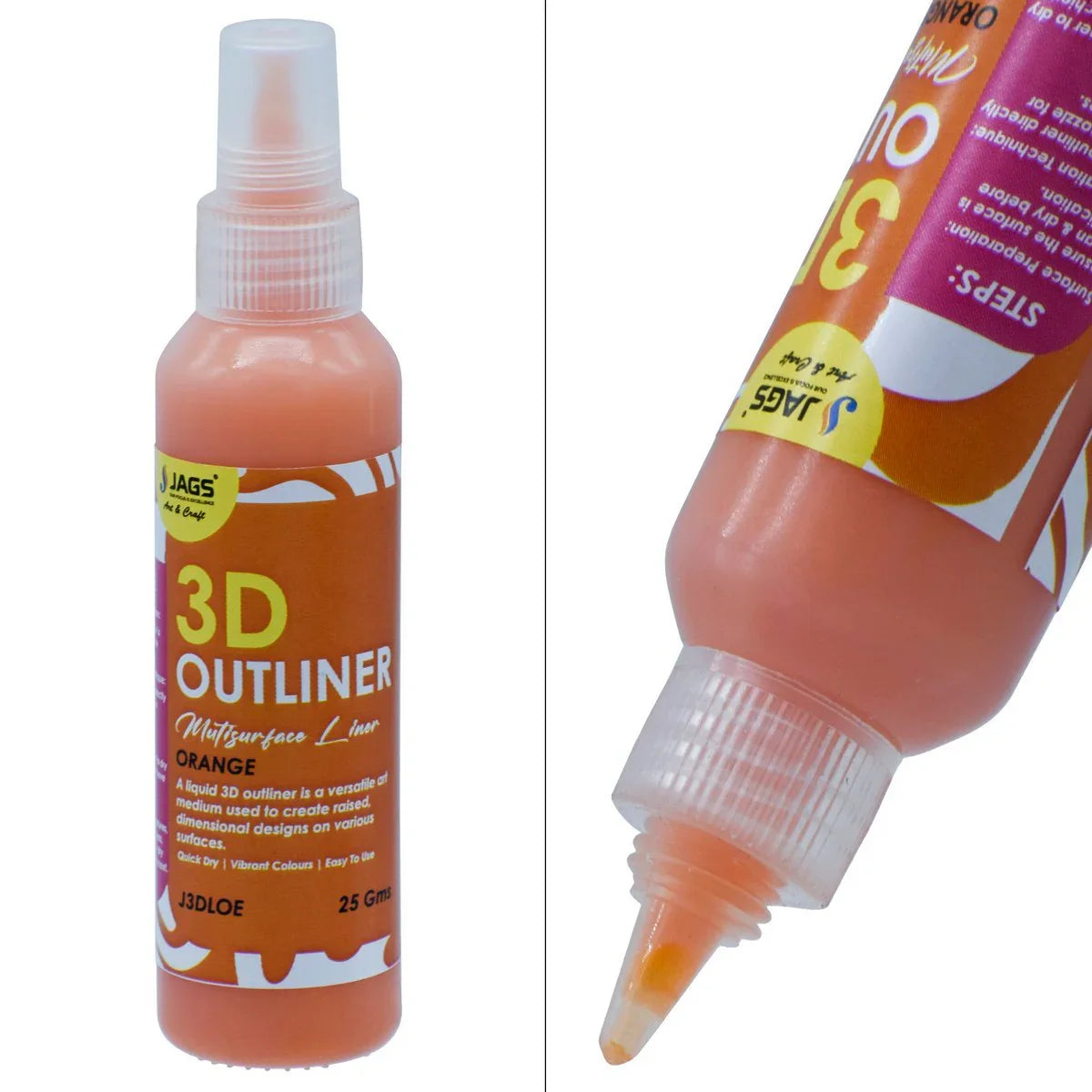 3D Outliners Multi Surface l 25GM l Orange – Inkarto