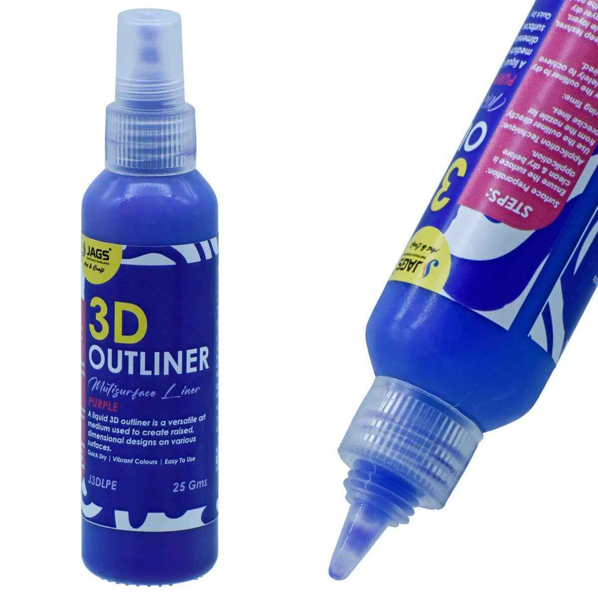 3D Outliners Multi Surface l 25GM l Purple – Inkarto