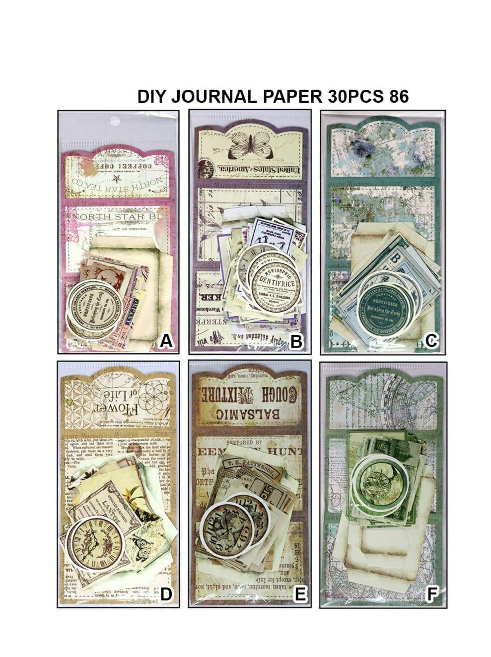 Diy Journal Paper 30Pcs 86 Bq2303Zzb | INKARTO