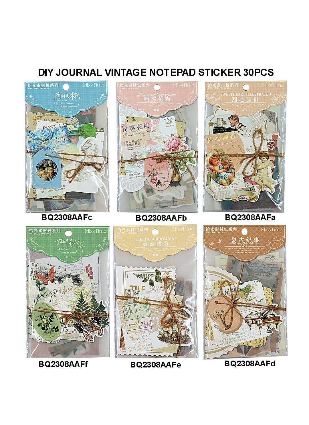 Diy Journal Vintage Notepad 30Pcs 204 Bq2308Aaf | INKARTO