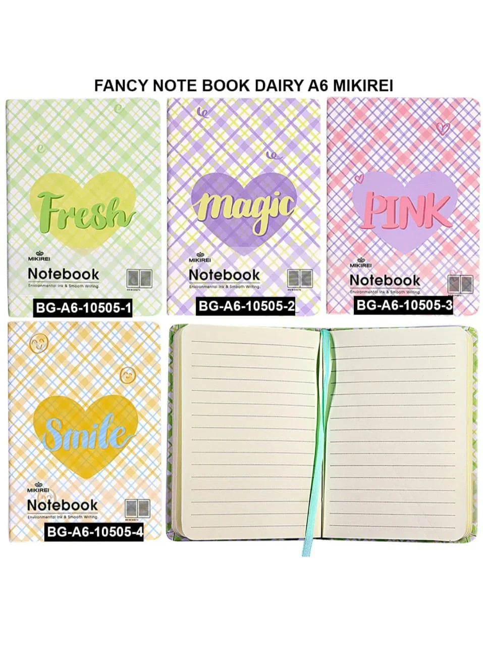 Note Book Dairy A6 Mikirei A6-10505 | INKARTO – Inkarto