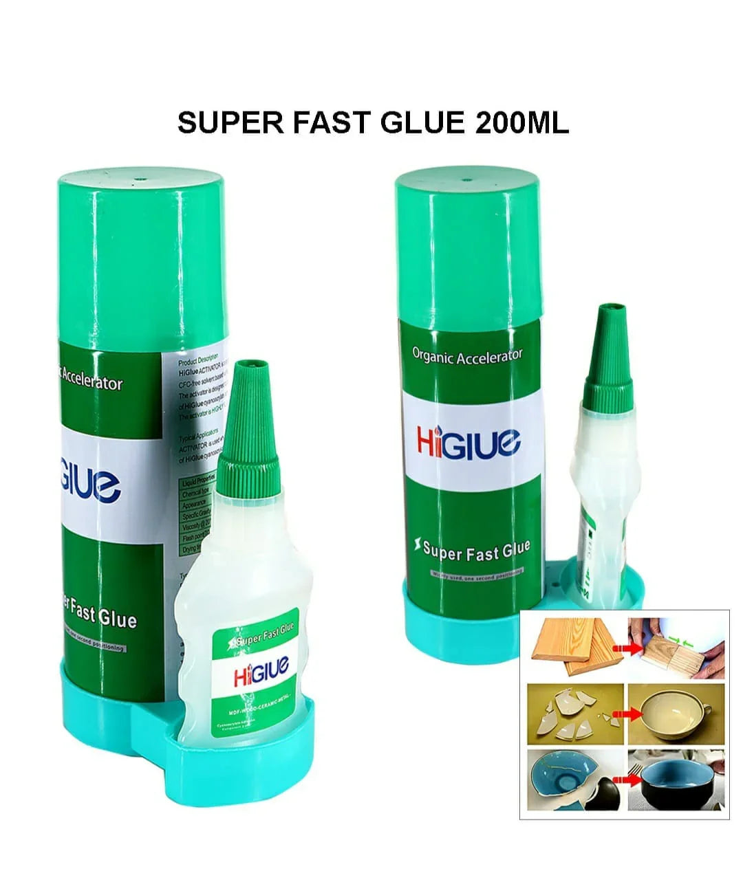 Super Fast Glue 200Ml + 50Gm – Inkarto