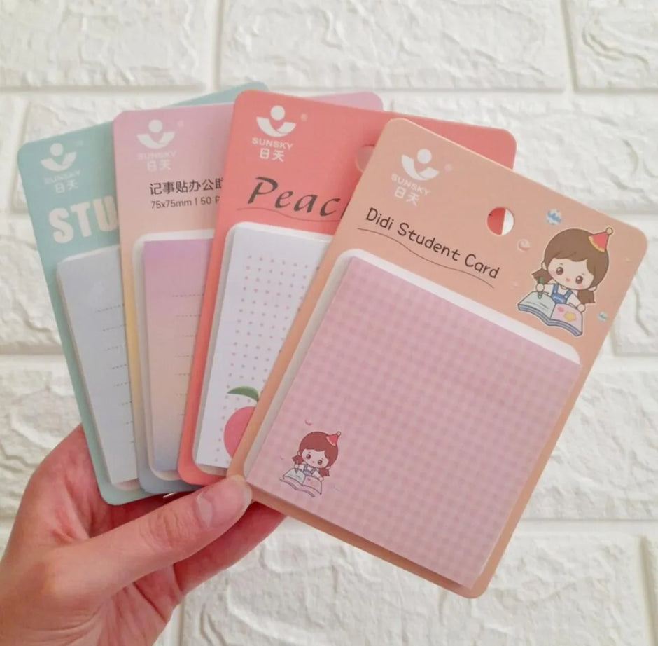 Cute Kawaii Sticky Notes and Post Its | Inkarto