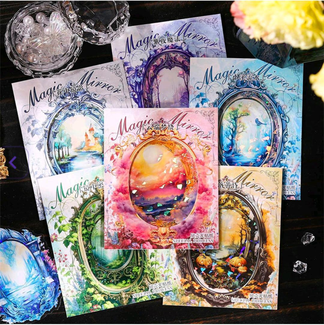Magic Mirror Journaling Stickers 5 pc – Inkarto