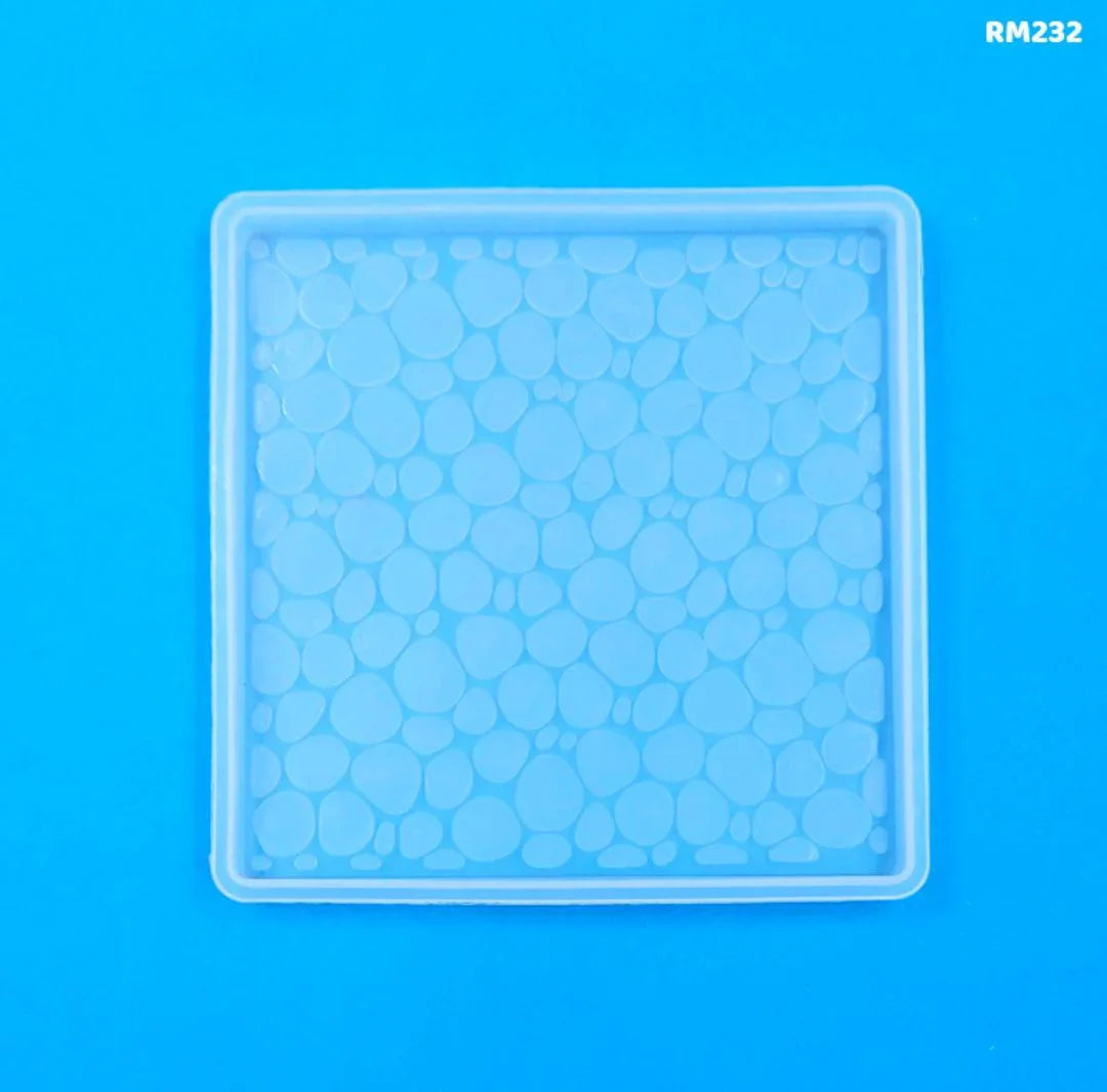 Rm232 Silicon Mozak Coaster Mold 4 Inch Square – Inkarto