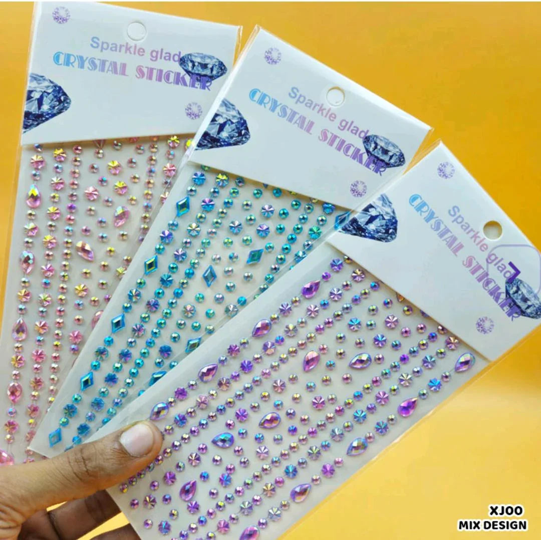 Sparkling Diamond Stickers - Decorative Gems for DIY & Crafts – Inkarto