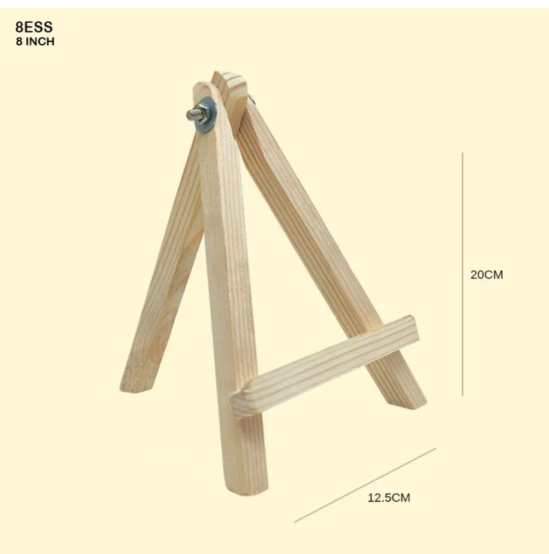 Wooden Easel 8" With Screw (8Ess) In – Inkarto