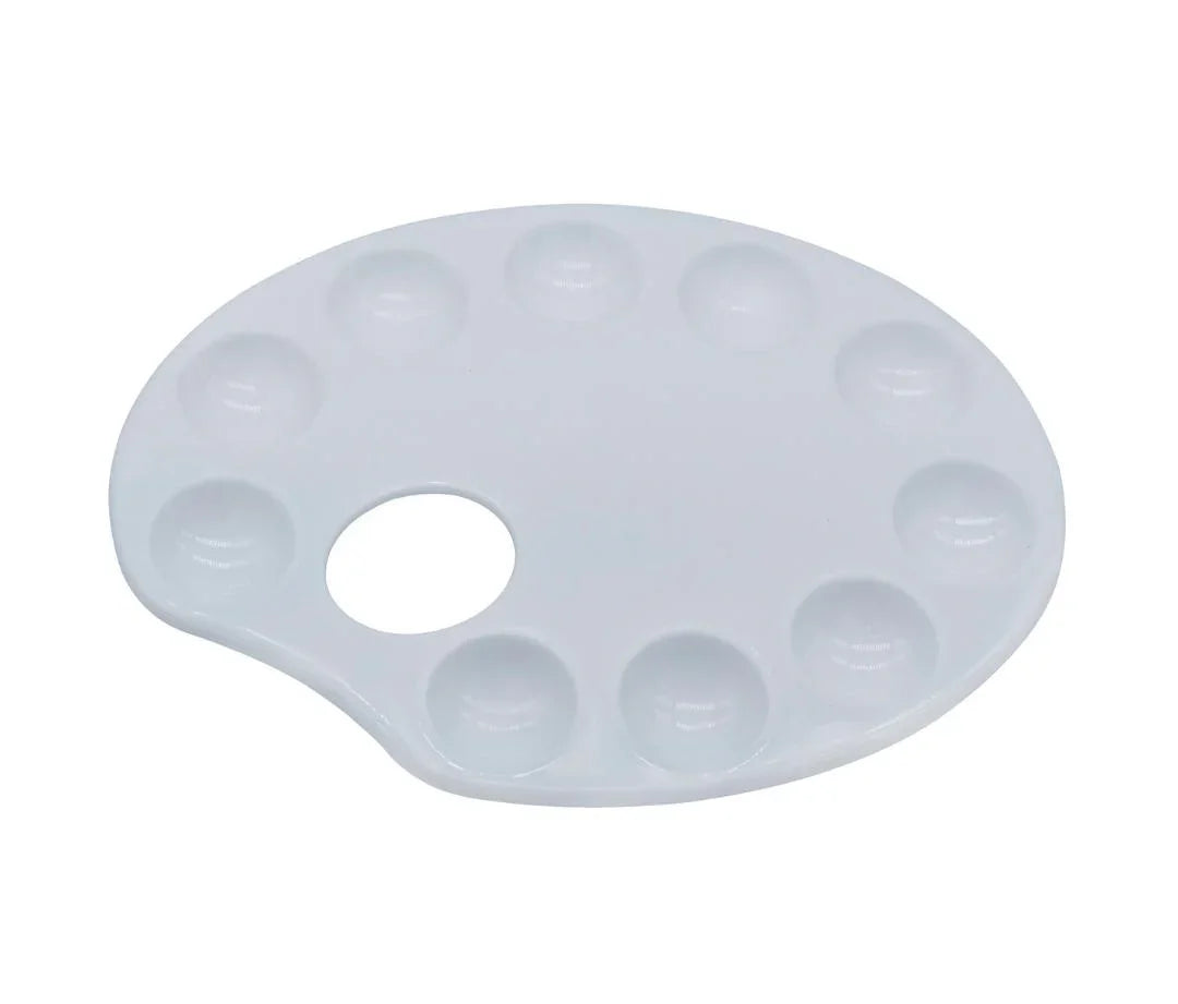 Jags Colour Mixing Palette – Oval Shape for Paint & Resin Use – Inkarto