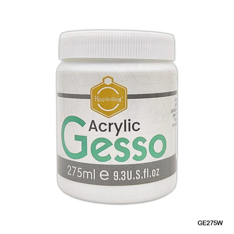 White Acrylic Gesso Primer 275ml (Ge275W) – Inkarto