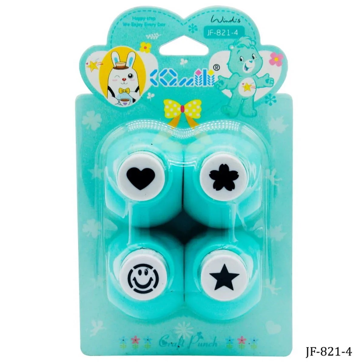 Craft Punch Set Of 4 Pics JF-821-4