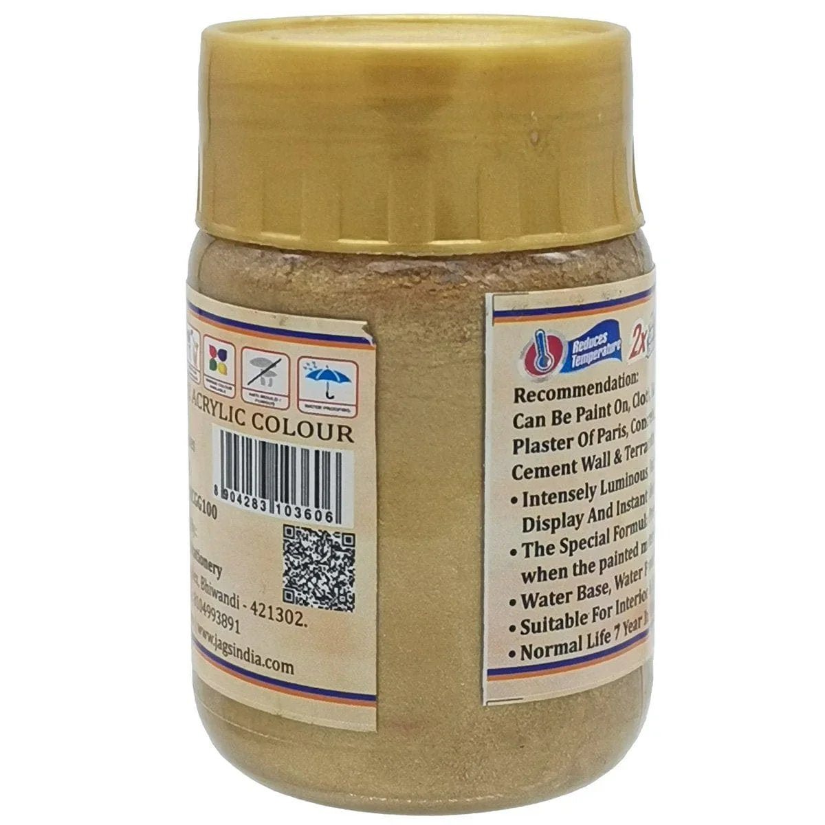 Acrylic Metallic Col.Gulf Gold 111 AMCGG100