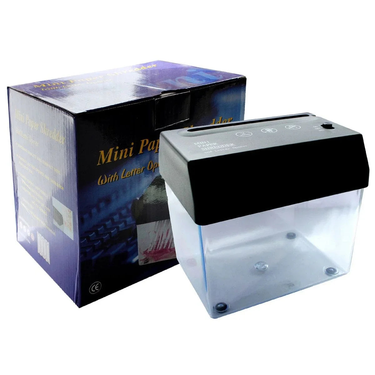 Paper Shredder Mini With Letter Opener – Inkarto