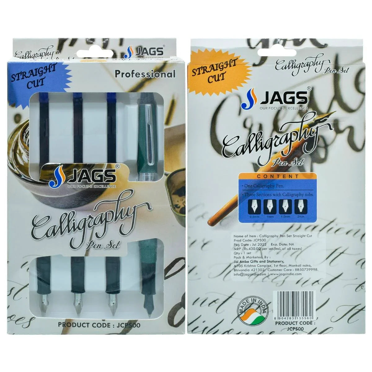 Calligraphy Click Set for Straight Lines - Perfect for Precision and C