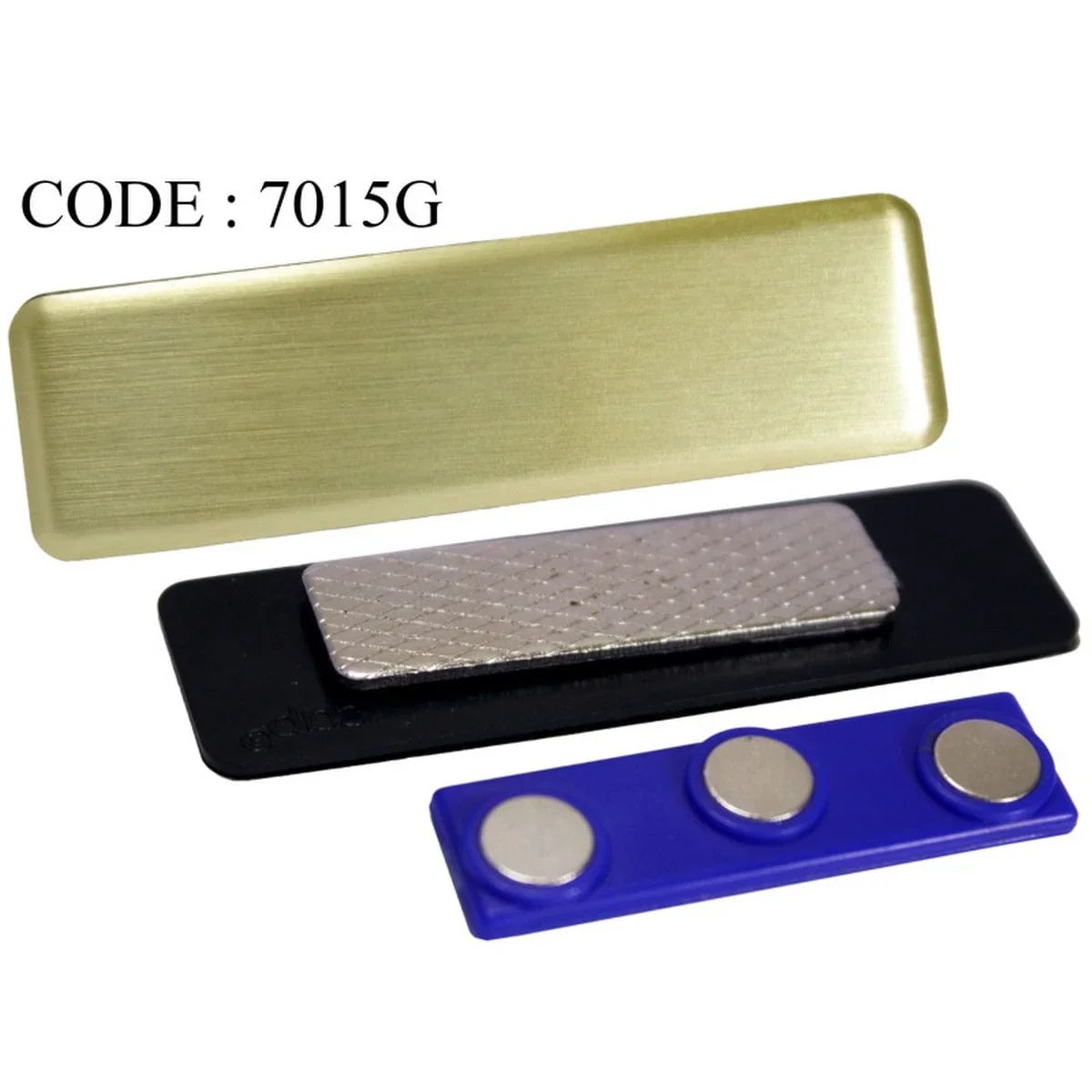 Magnetic batch (golden) (70X20mm) – Inkarto