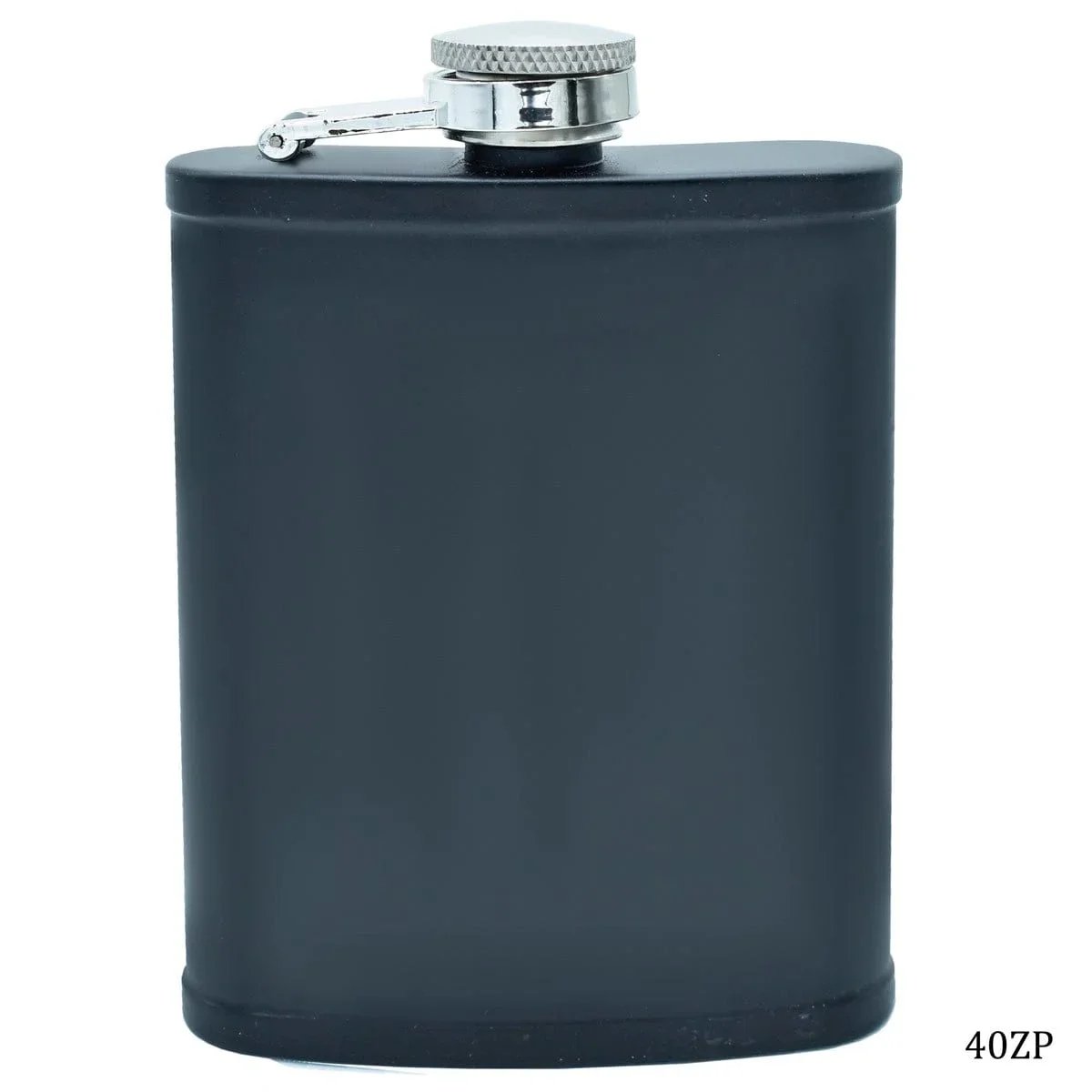 Elegant Wine Bottle Stainless Steel Hip Flask - Printed 40OZ