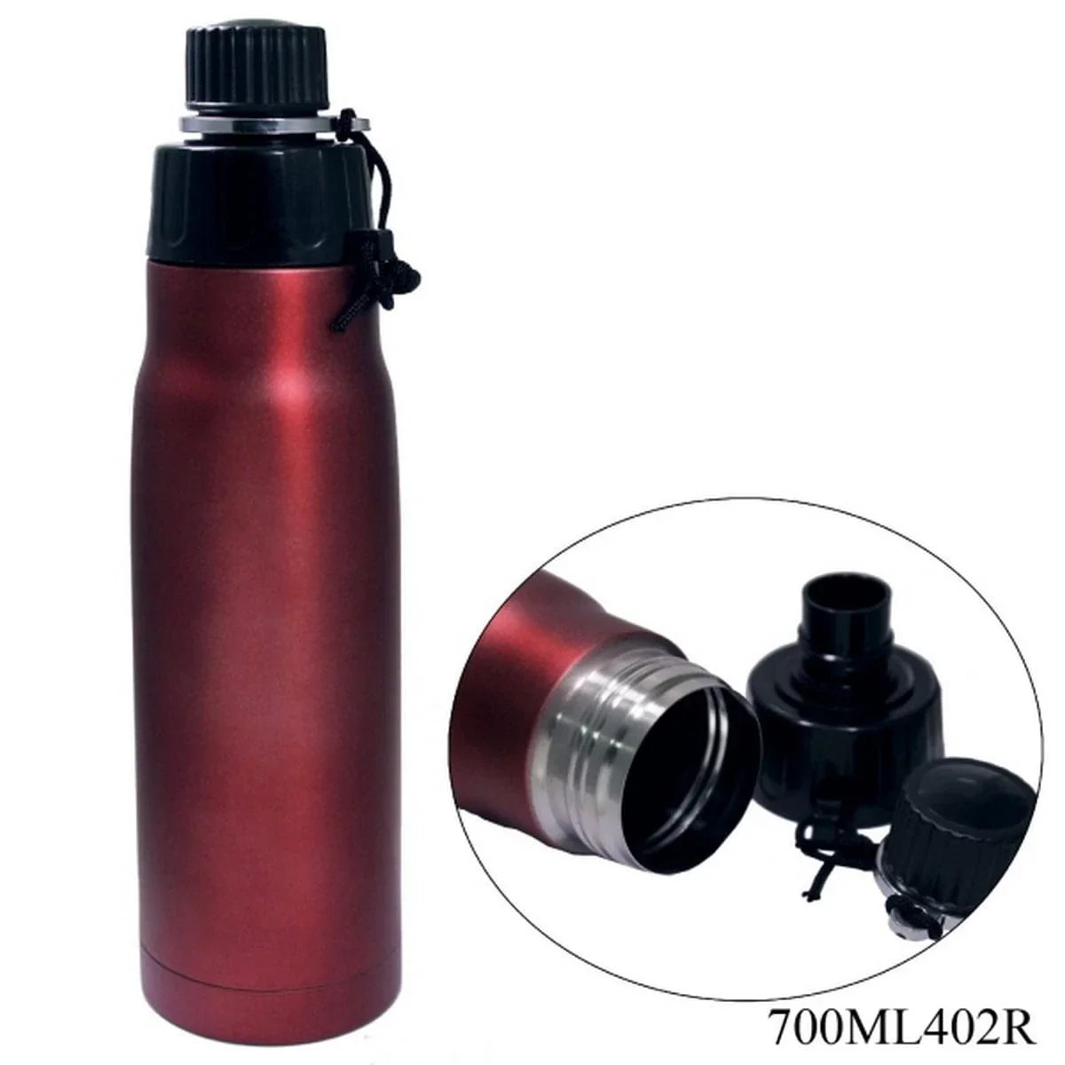 Red Water Bottle 700ml – Inkarto