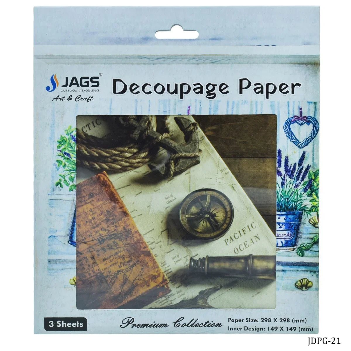 Jags Decoupage Paper Vintage Colle JDPG-21 – Inkarto