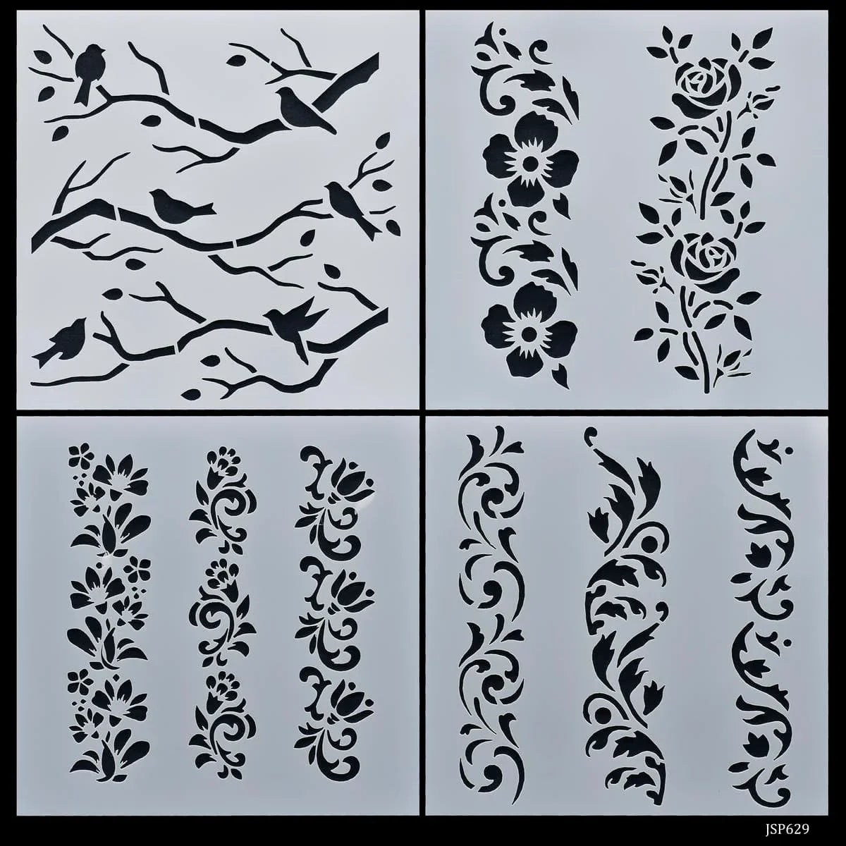 Easy Flower Stencil Designs Free Printable Flower Stencil Designs And