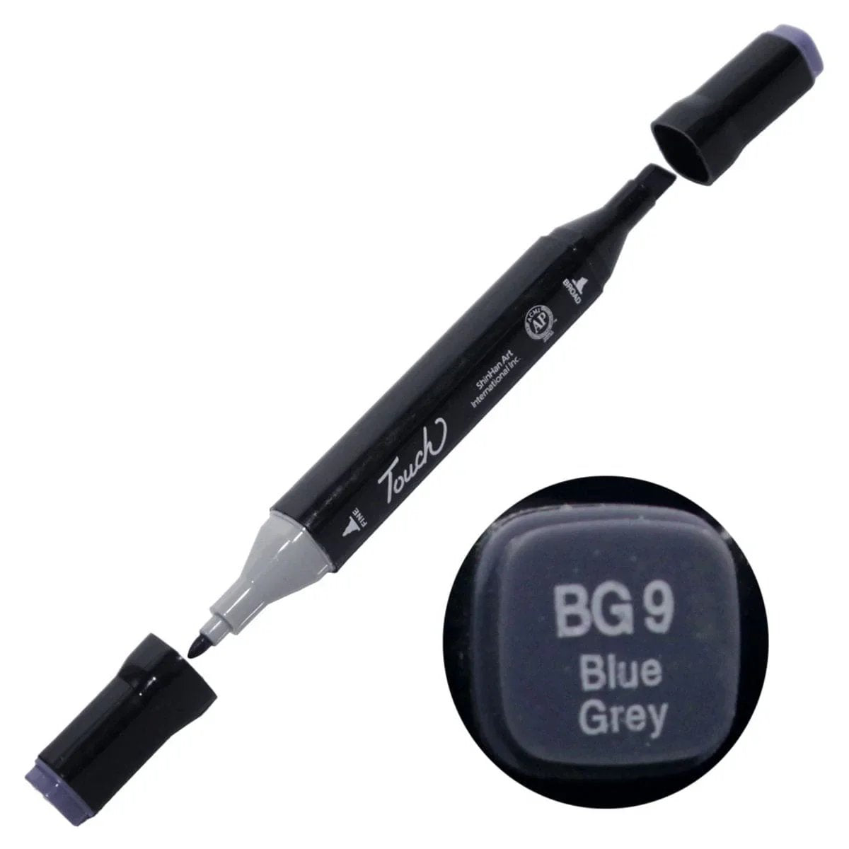 Touch Marker 2in1 Pen BG9 Blue Grey TM-BG9 – Inkarto