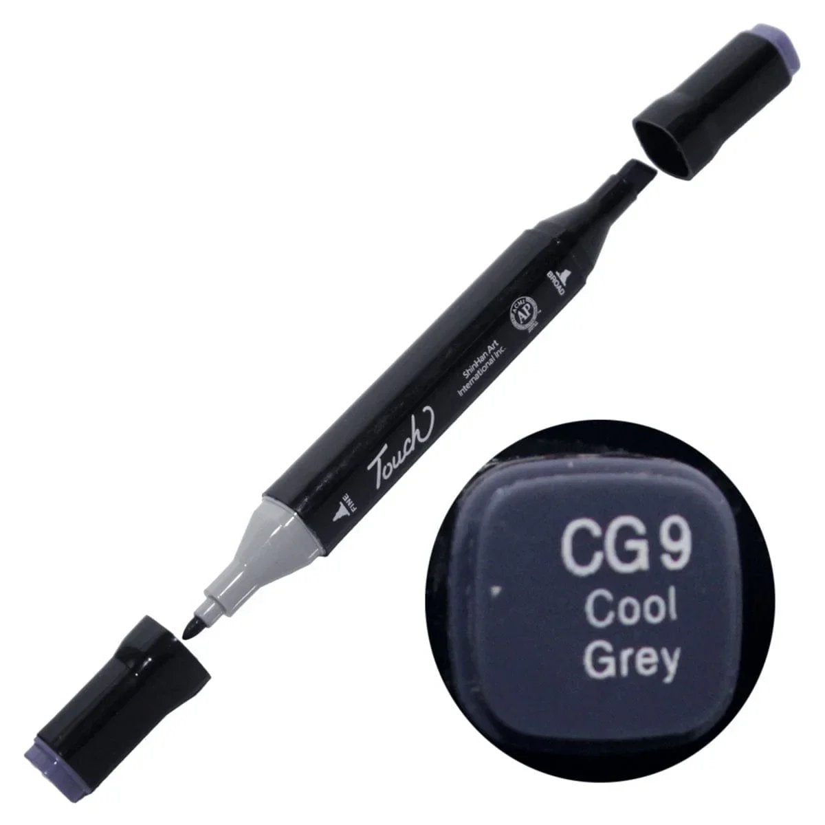 Touch Marker 2in1 Pen CG9 Cool Grey – Inkarto