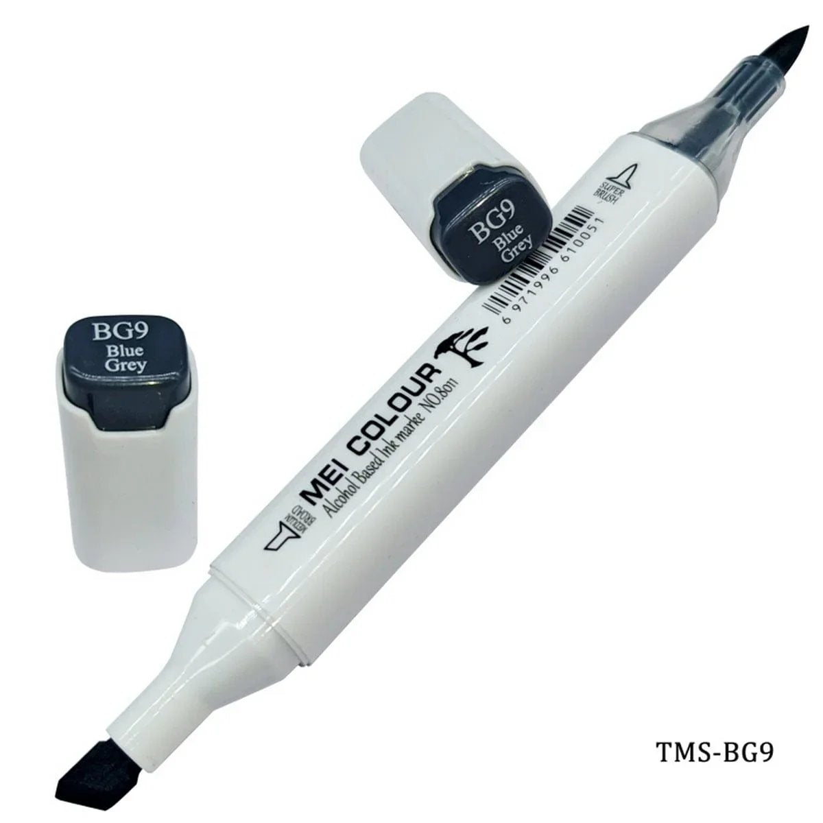 Touch Marker Soft 2in1 Pen Blue Grey TMS-BG9 – Inkarto