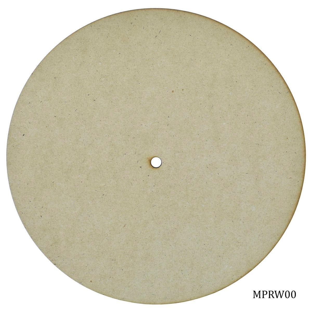 MDF Plate Round with hole 10 Inch 4mm MPRW00 – Inkarto