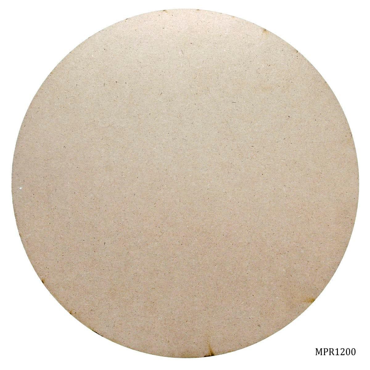 MDF Round Plate 4 mm (12X12) – Inkarto