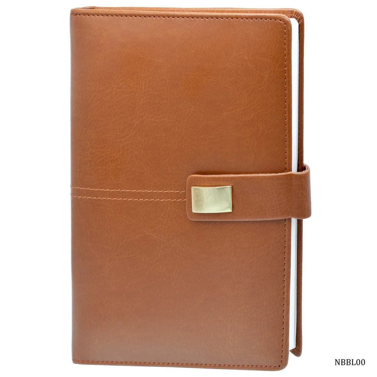 Office Diary with Brown Leather Cover for Corporate use I A5 – Inkarto
