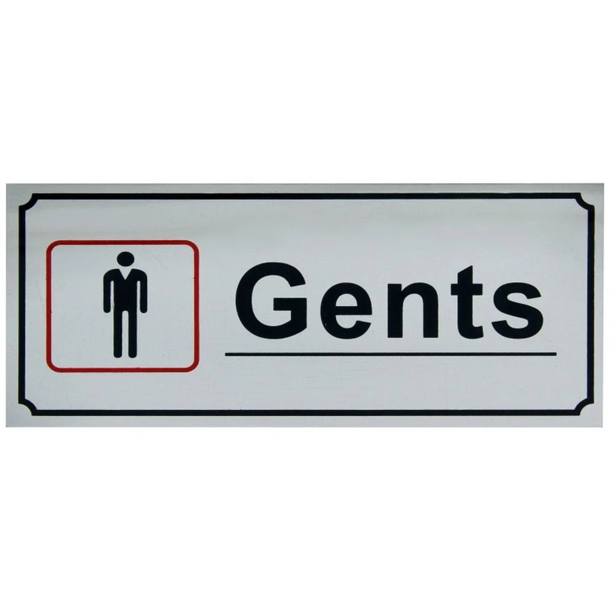 Jags Aluminium Sticker Big Gents Toilets