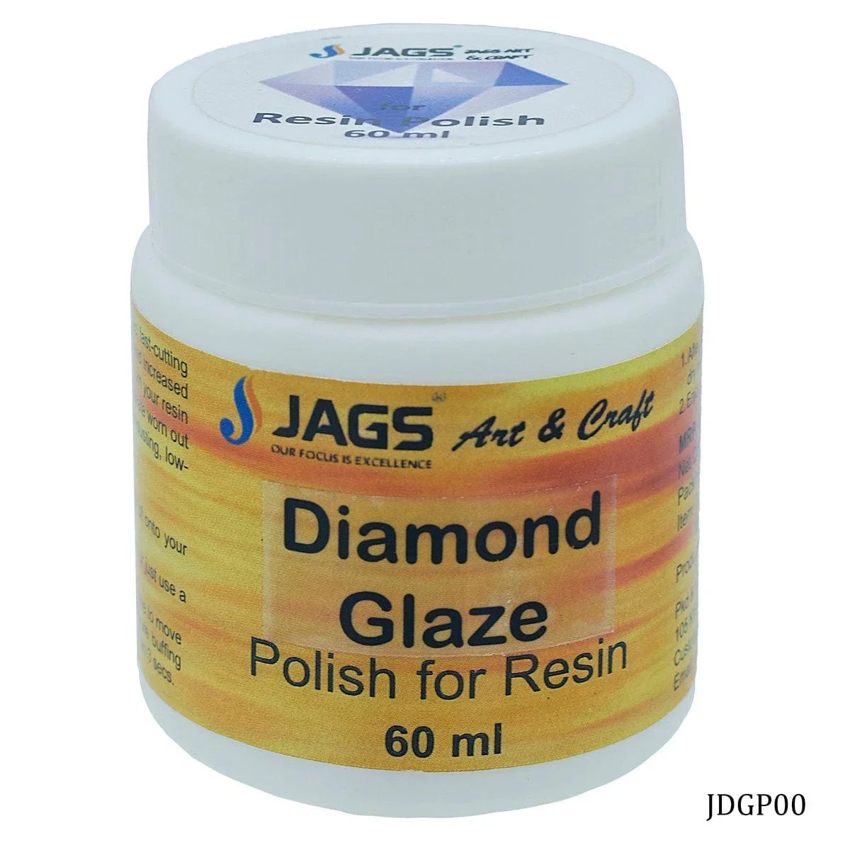 Jags Diamond Glaze Polish for Resin 60ML JDGP00 – Inkarto