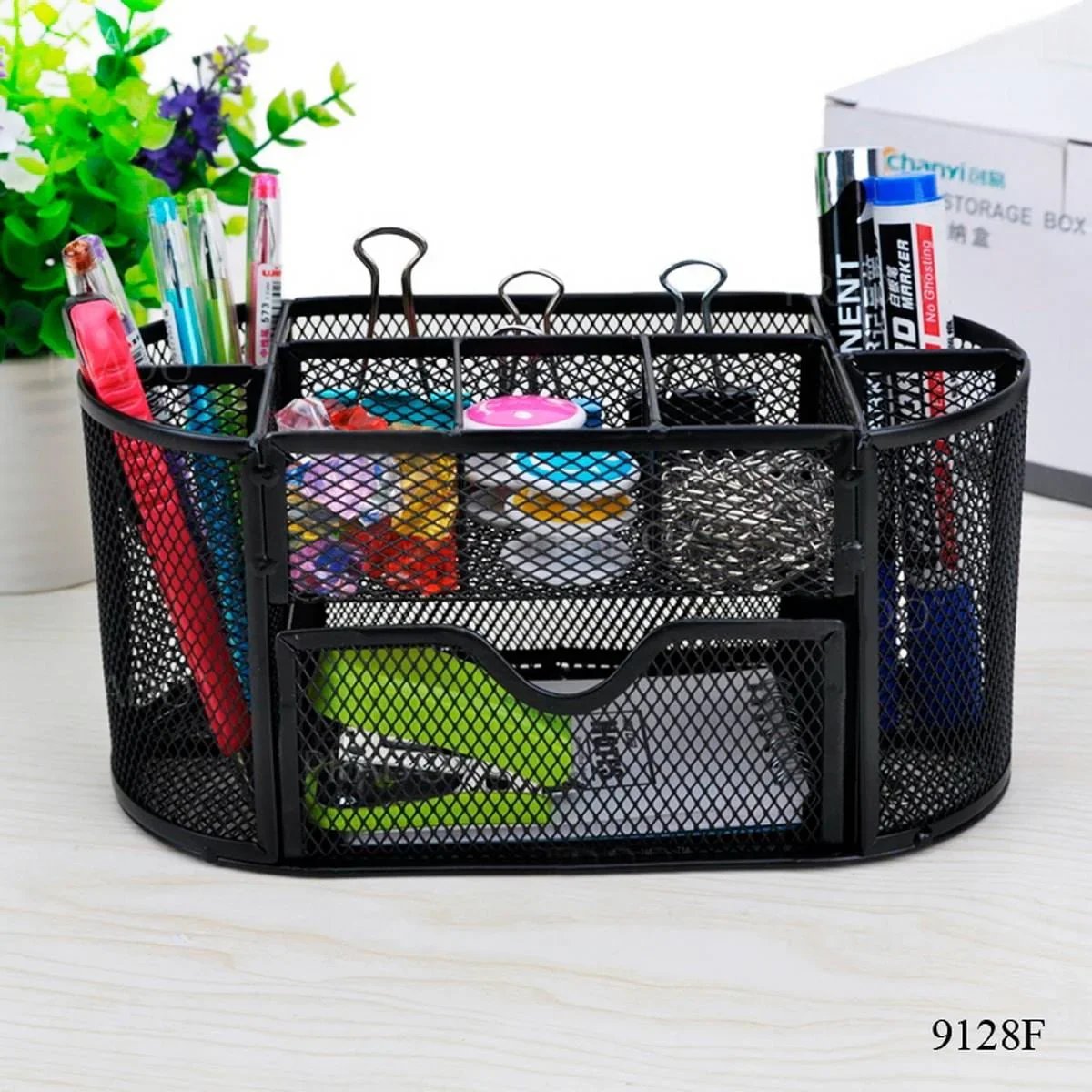 Metal Pen Stand Set 9128F – Inkarto