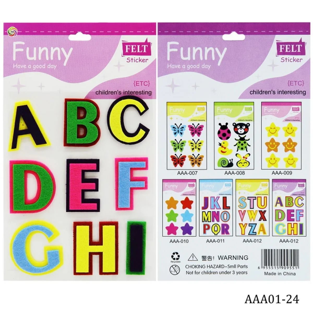 Felt Sticker Mix Design