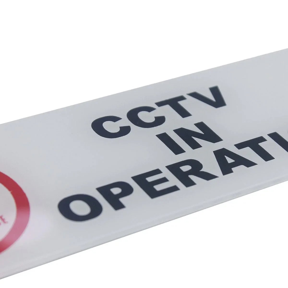 Sticker White CCTV In Operation