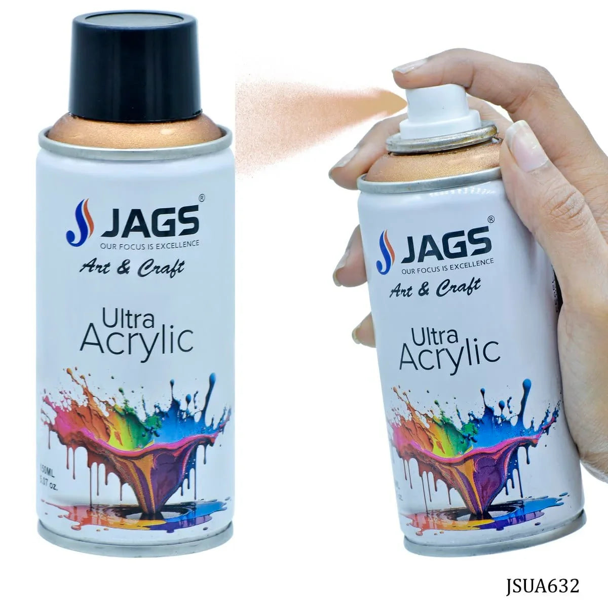 Jags Spray Ultra Acrylic | 150ml | Bronze Pearl – Inkarto