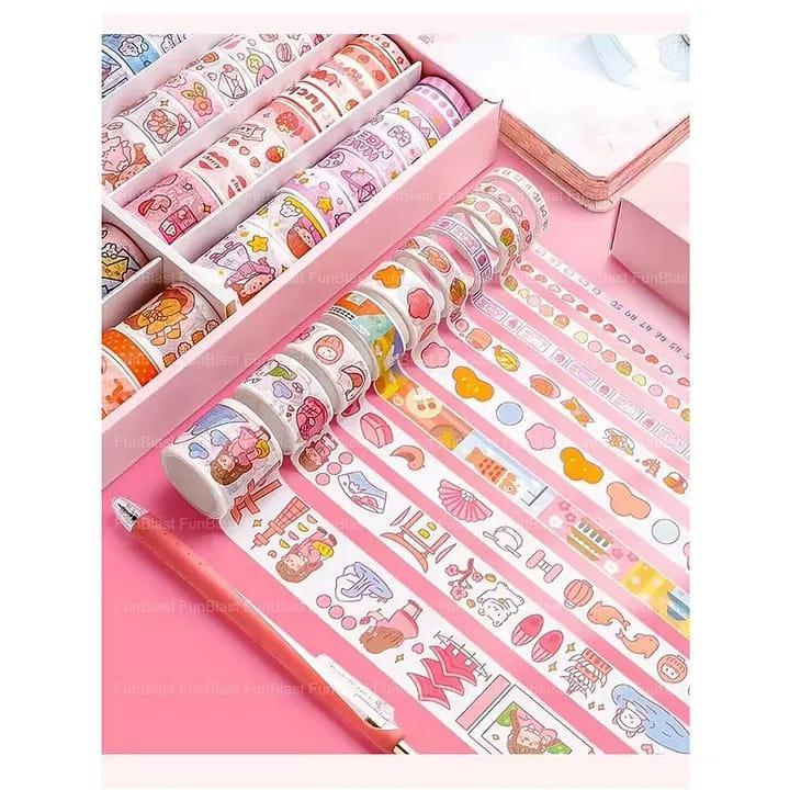 Kawaii decorative paper tape | contain 10 unit Tape roles
