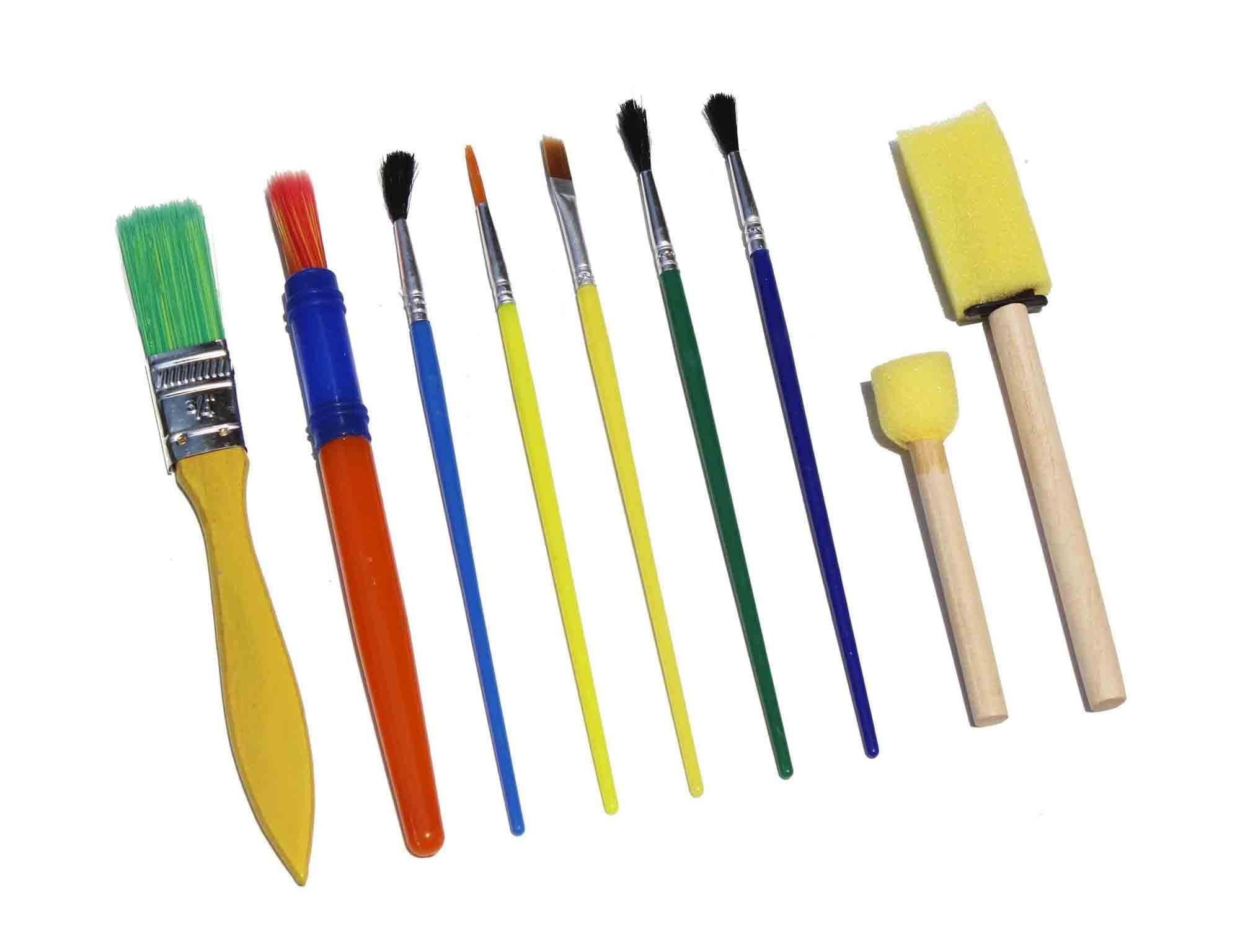 Versatile Paint Brush & Art Tool Set (9 Pieces) – Inkarto