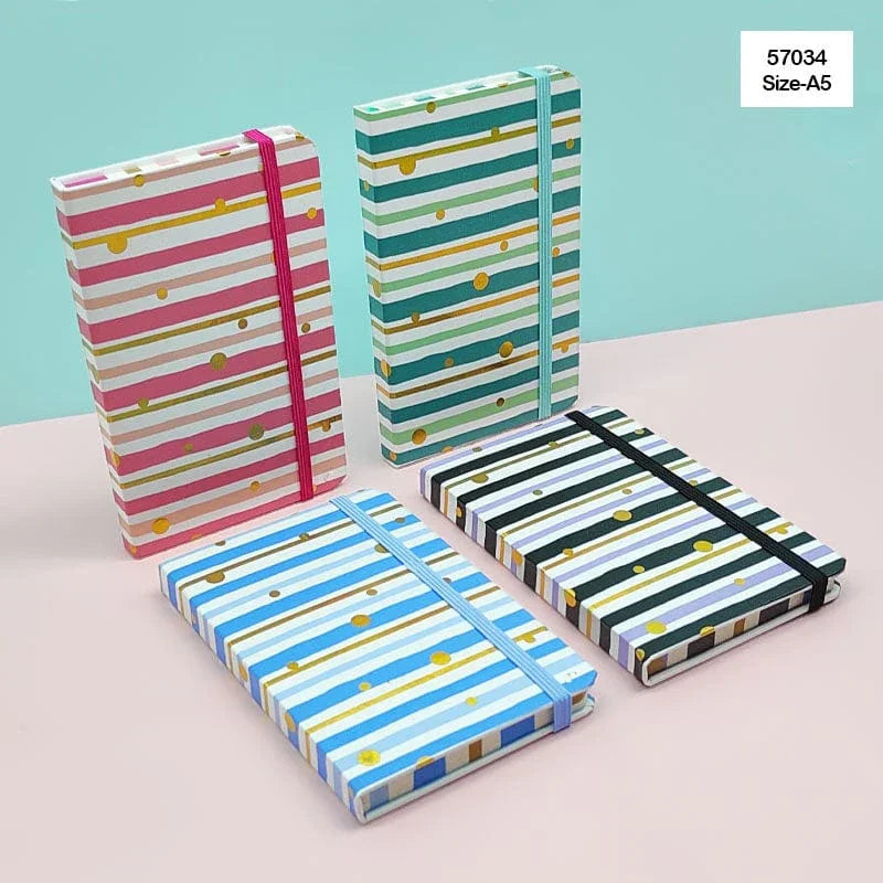 Fancy Journal Diary I Ruled & Undated I 100 Sheets I A5 Size Contains ...