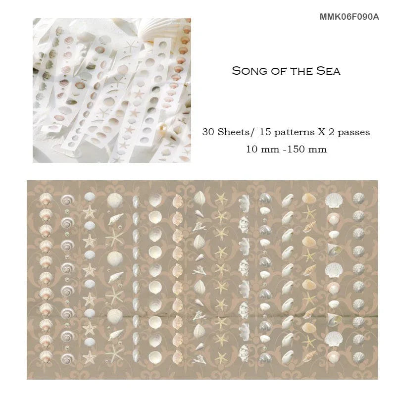 Long Journaling Sticker Pack 30 Sheets Code Mmk06F090A – Inkarto