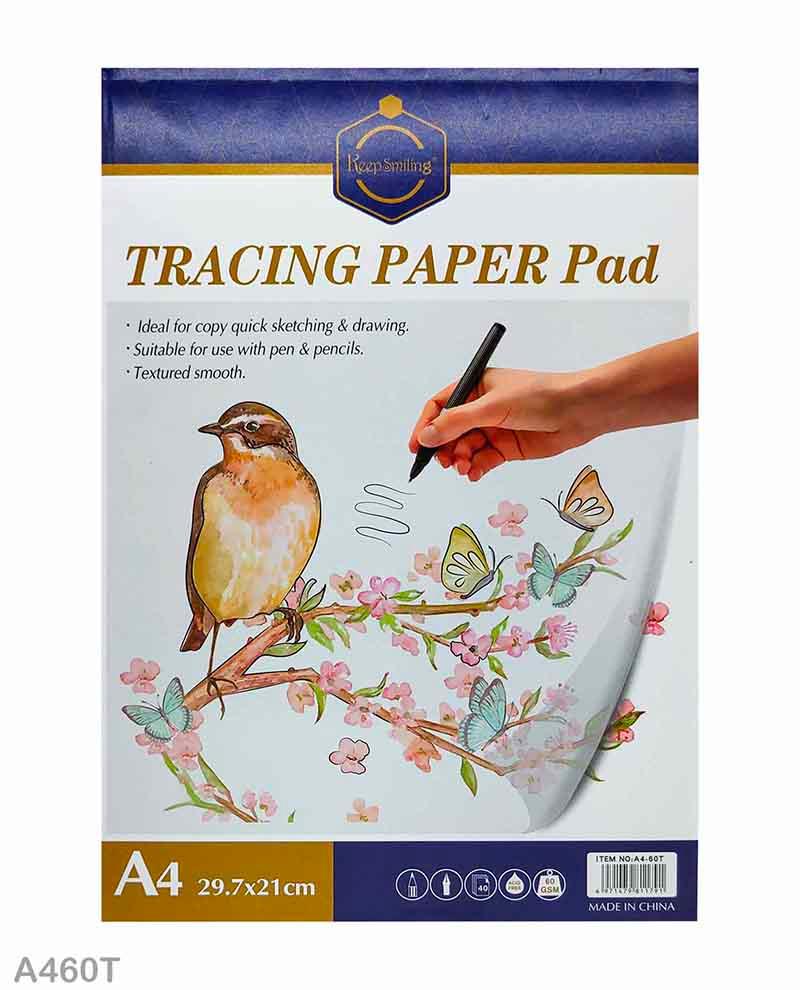 A4 Tracing Paper Pad 40 Sheets (A460T) – Inkarto