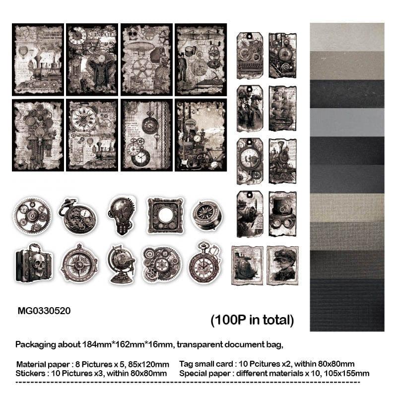 Journal Paper Cutouts N Stickers 100P Code Mg0330520 – Inkarto