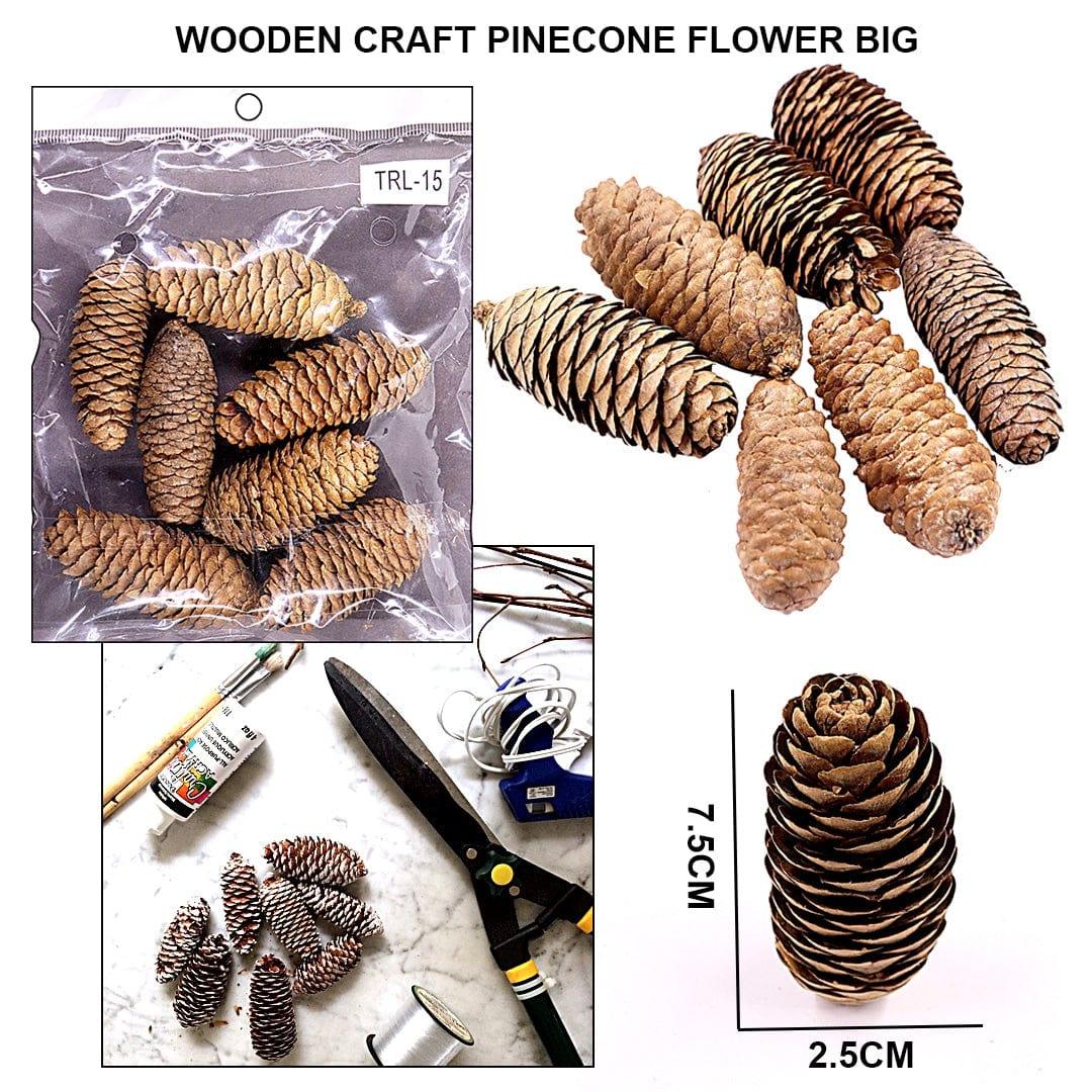 WOODEN PINECONE FLOWER BIG TRL-15 – Inkarto