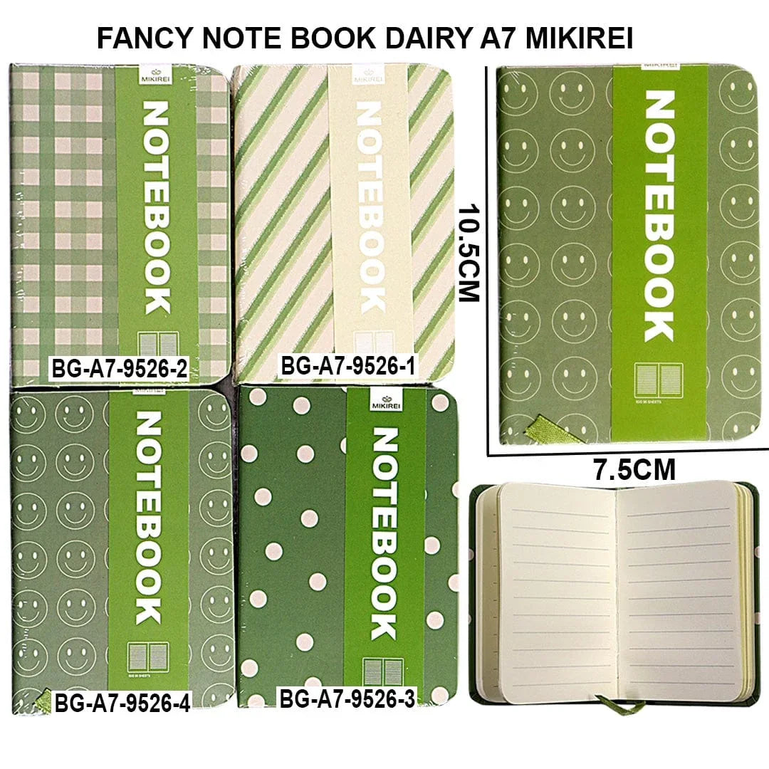 Journal Fancy Diary I Ruled & Undated I A7 I 100 Sheets