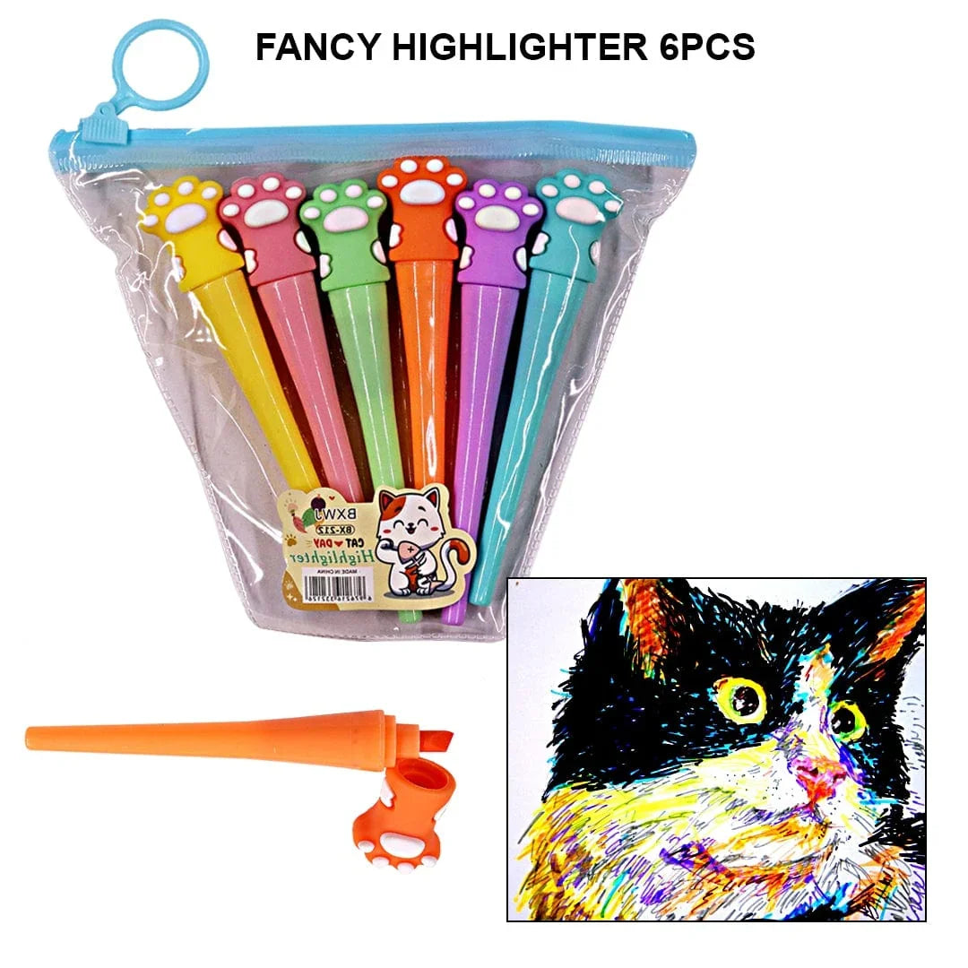 Fancy Highlighter 6Pcs