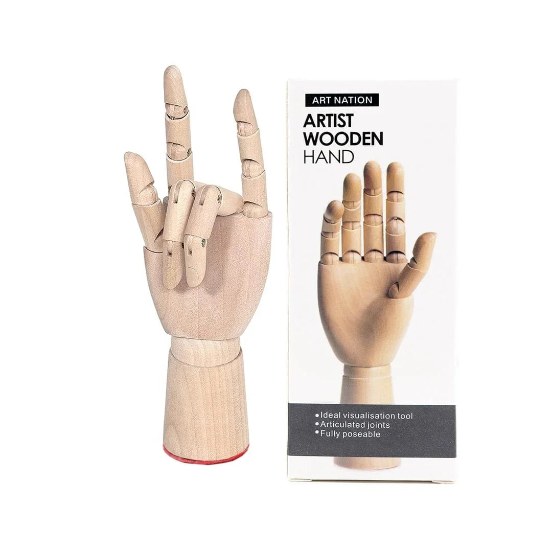 Artistic Wooden Hand – Inkarto