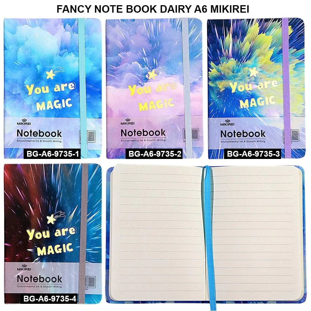 Journal Fancy Diary I Ruled & Undated I A6 I 100 Sheets Contains 1 Dia ...